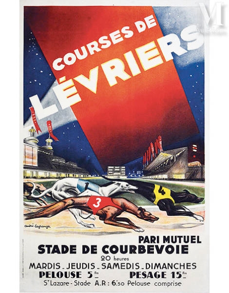 André Lagrange | Stade de Courbevoie Paris Mutuel Courses de Lévriers ...