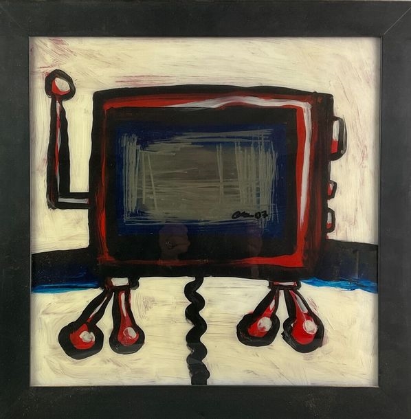 Olivier Mattei | Olivier MATTEI Television, 2007 Assembly of screen and ...