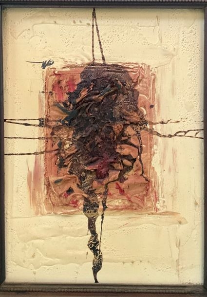 Olivier Mattei | Olivier MATTEI In the workshop Mixed media on panel ...