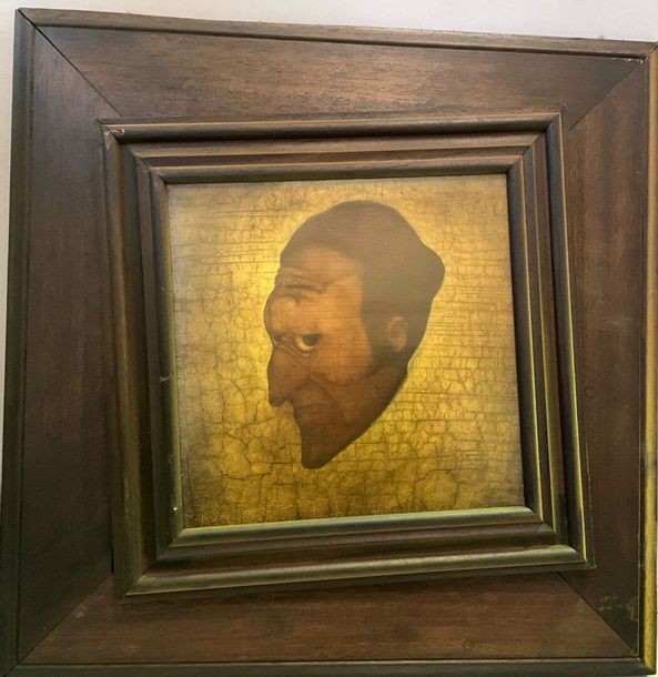 Olivier Mattei | Olivier MATTEI The young Turk Oil on canvas laminated ...