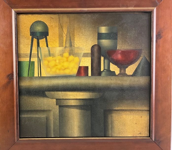 Olivier Mattei | Olivier MATTEI Surrealist landscape Mixed media on ...