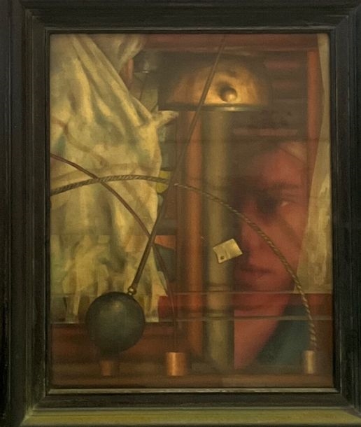 Olivier Mattei | Olivier MATTEI Composition with face and pendulum ...