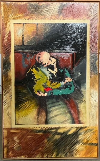 Olivier Mattei | Olivier MATTEI The lonely walker Oil on panel 56 x 46 ...