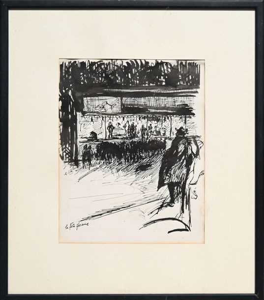 Charles Gir | Charles Félix GIR (1883-1941) Ink drawing on paper ...