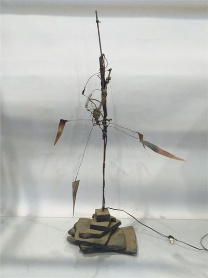 Olivier Mattei | Olivier MATTEI Lightning rod animated sculpture in ...