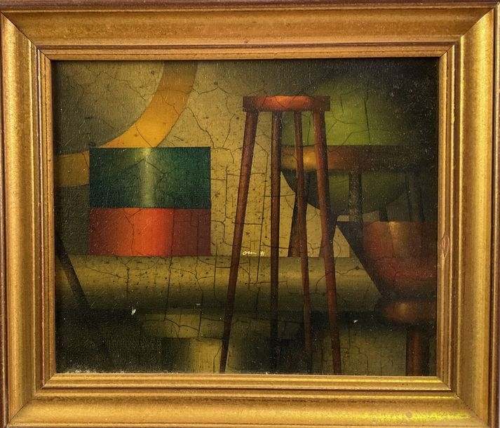 Olivier Mattei | Olivier MATTEI Surrealist landscape Mixed media on ...