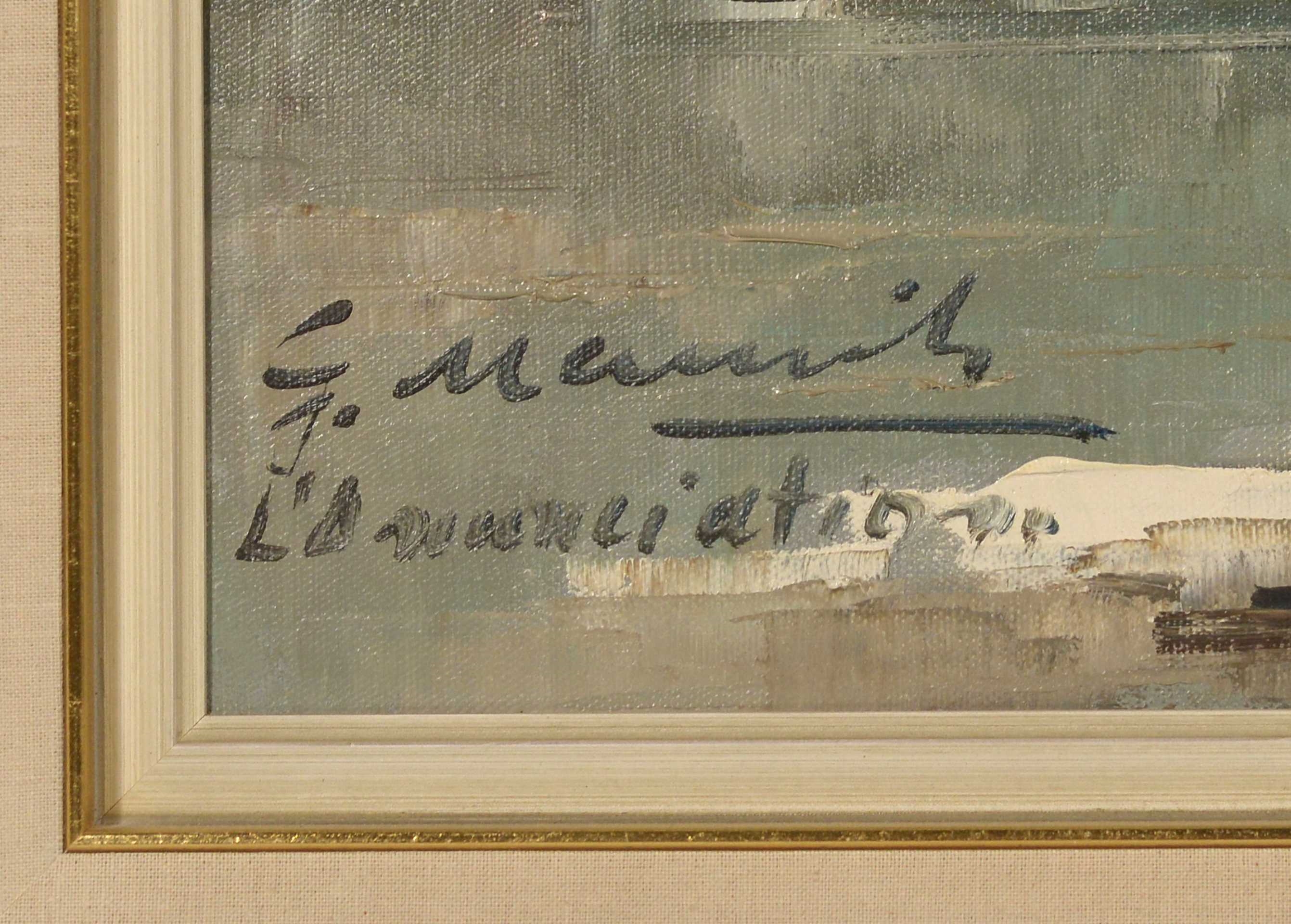 Geza Gordon Marich | L'Annonciation Huile sur toile, signée en bas à ...