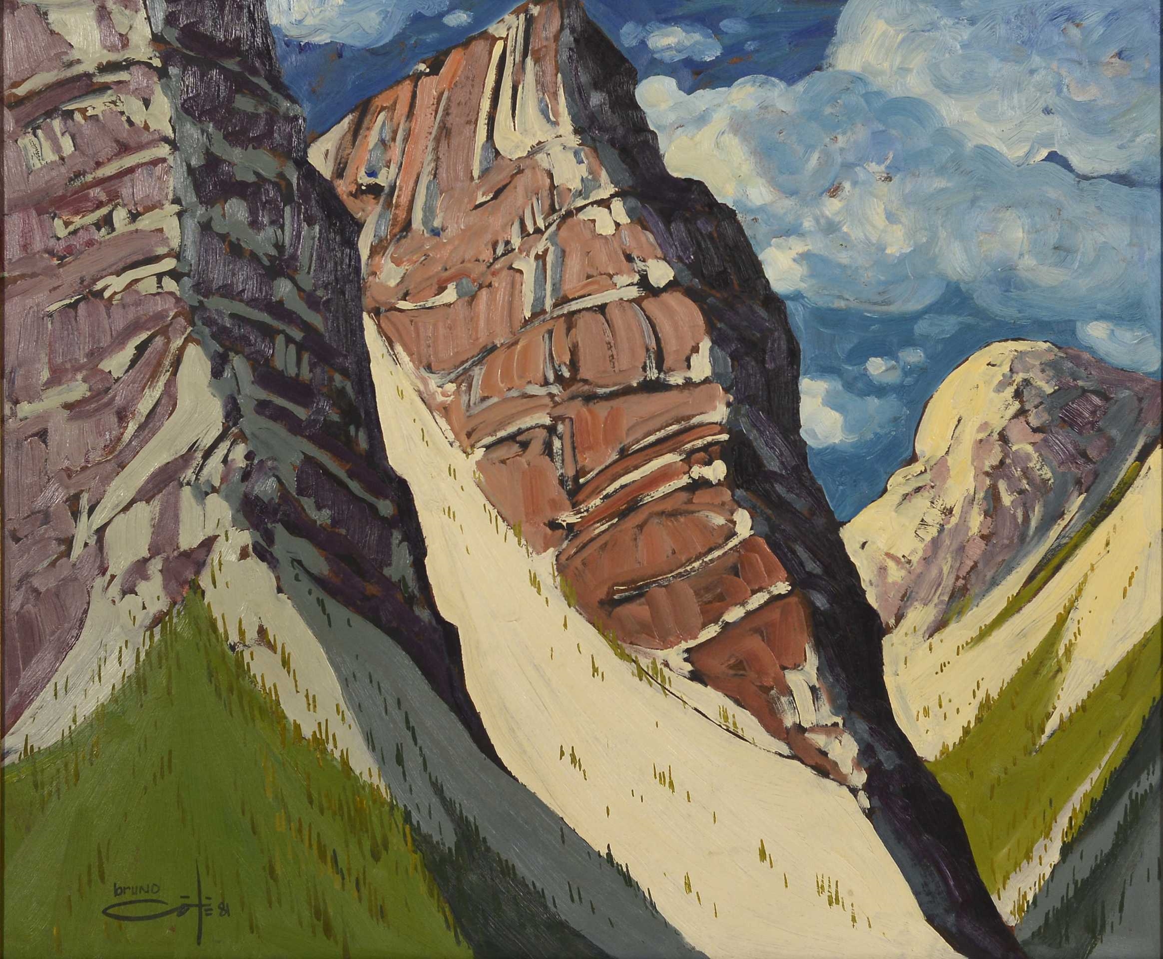 Bruno Côté | Moraine Lake near Lake Louise, Alberta (1981) | MutualArt