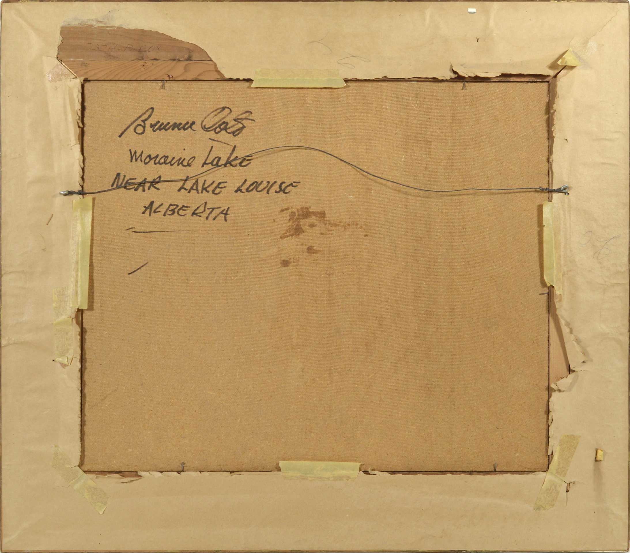 Bruno Côté | Moraine Lake near Lake Louise, Alberta (1981) | MutualArt