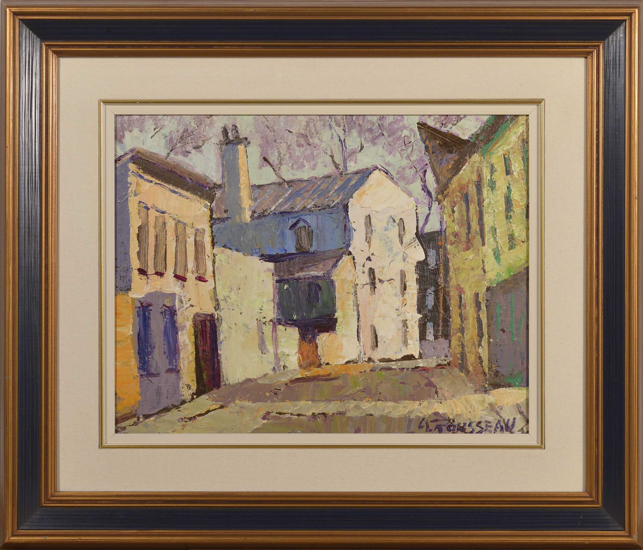 Albert Rousseau | Boulevard Langelier Québec Huile sur isorel, signée ...