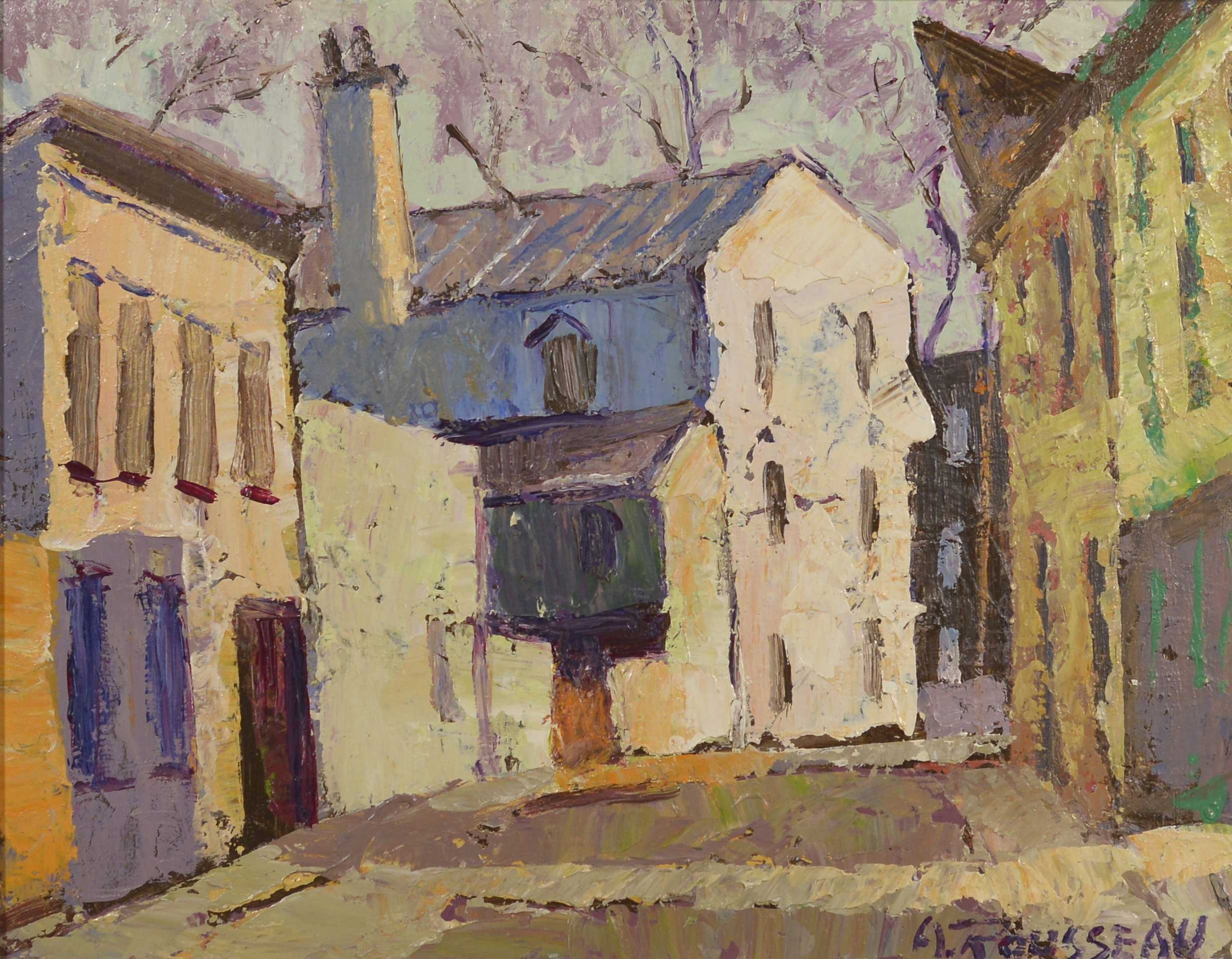 Albert Rousseau | Boulevard Langelier Québec Huile sur isorel, signée ...