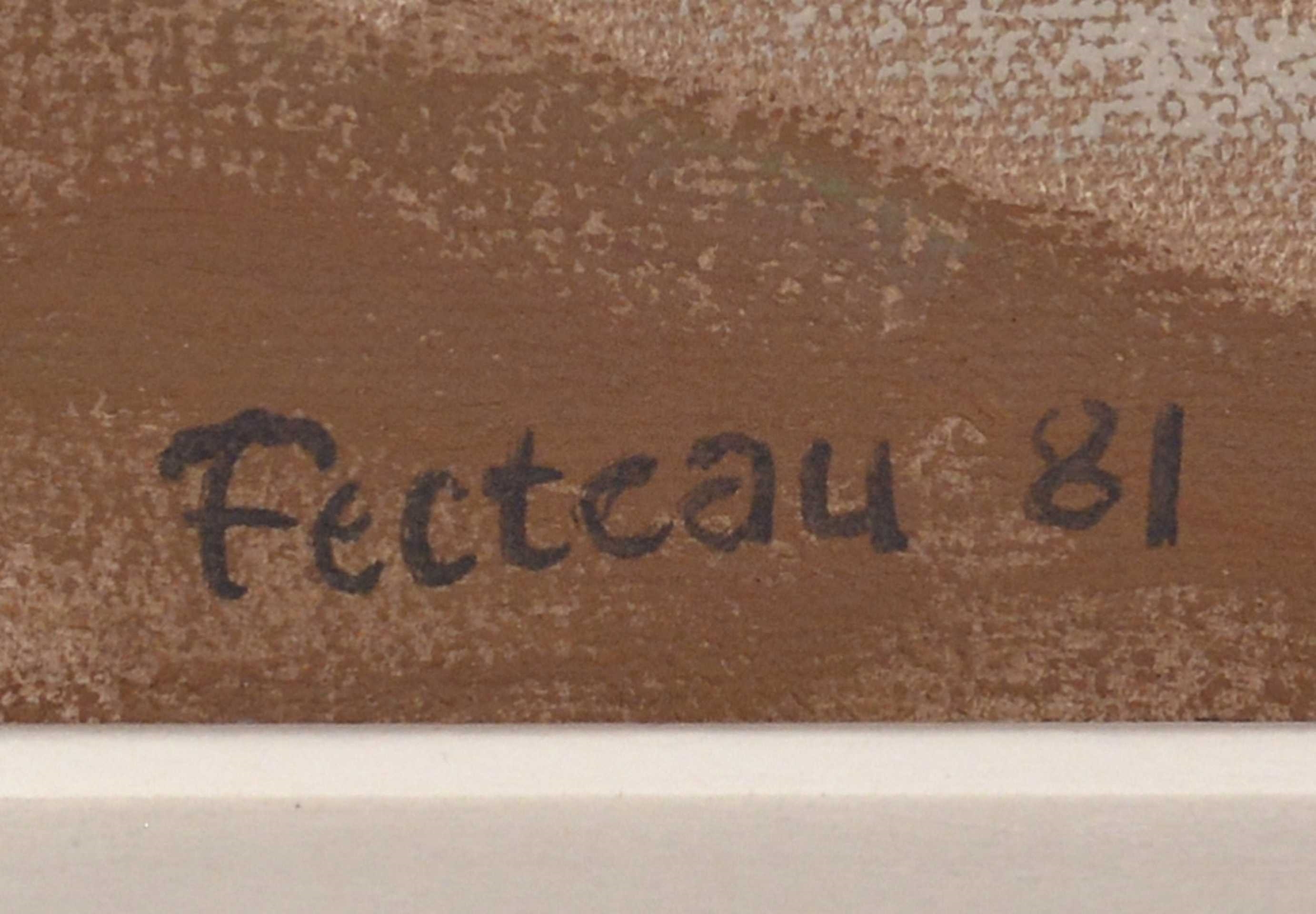 Marcel Fecteau | L'écurie des Montagnes (1981) | MutualArt