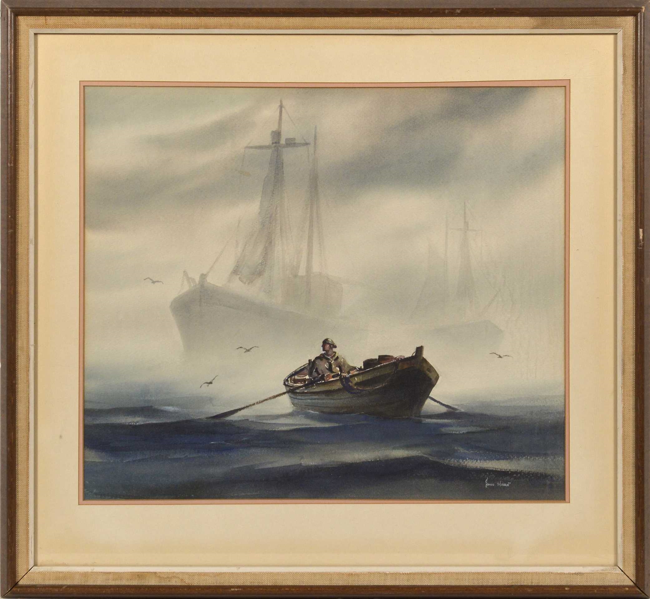 John Cuthbert Hare | Boats on the sea | MutualArt