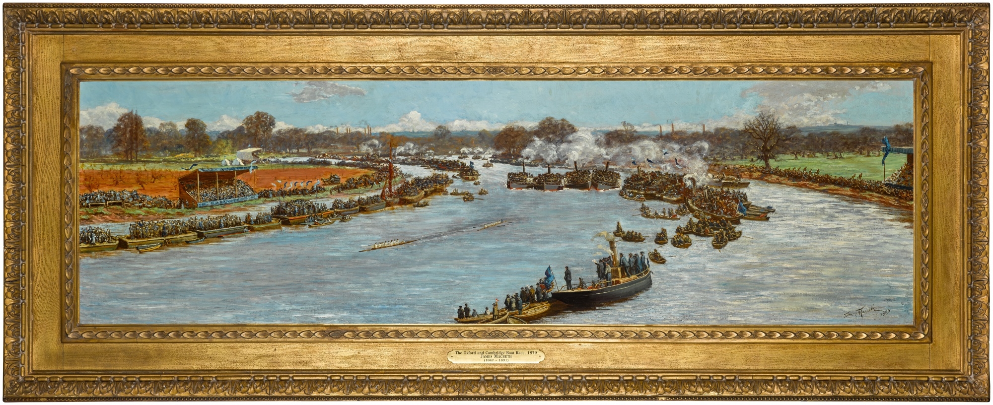 James Macbeth | The Oxford and Cambridge Boat Race (1880) | MutualArt