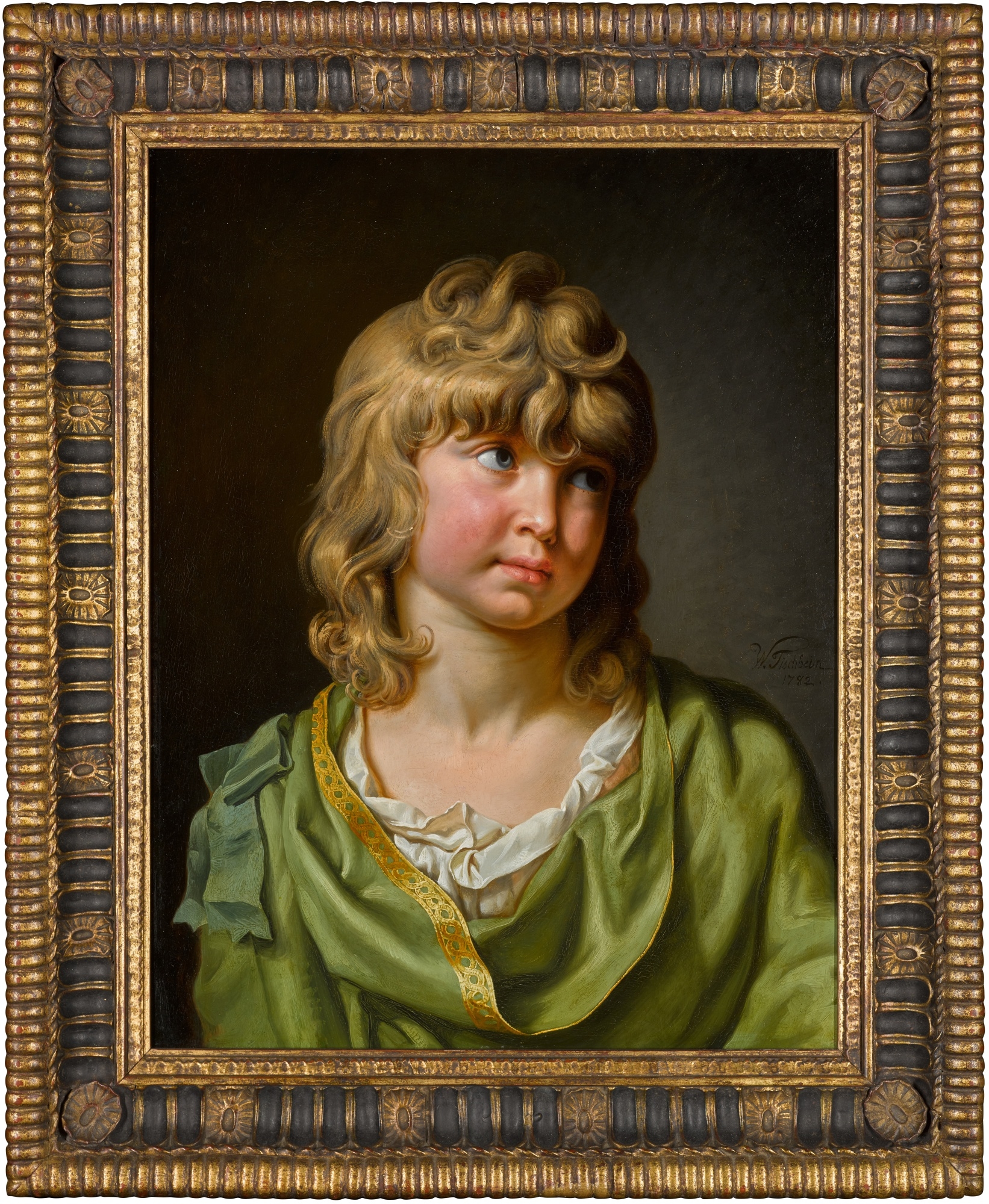 Johann Heinrich Wilhelm Tischbein | Portrait of a boy, half-length ...