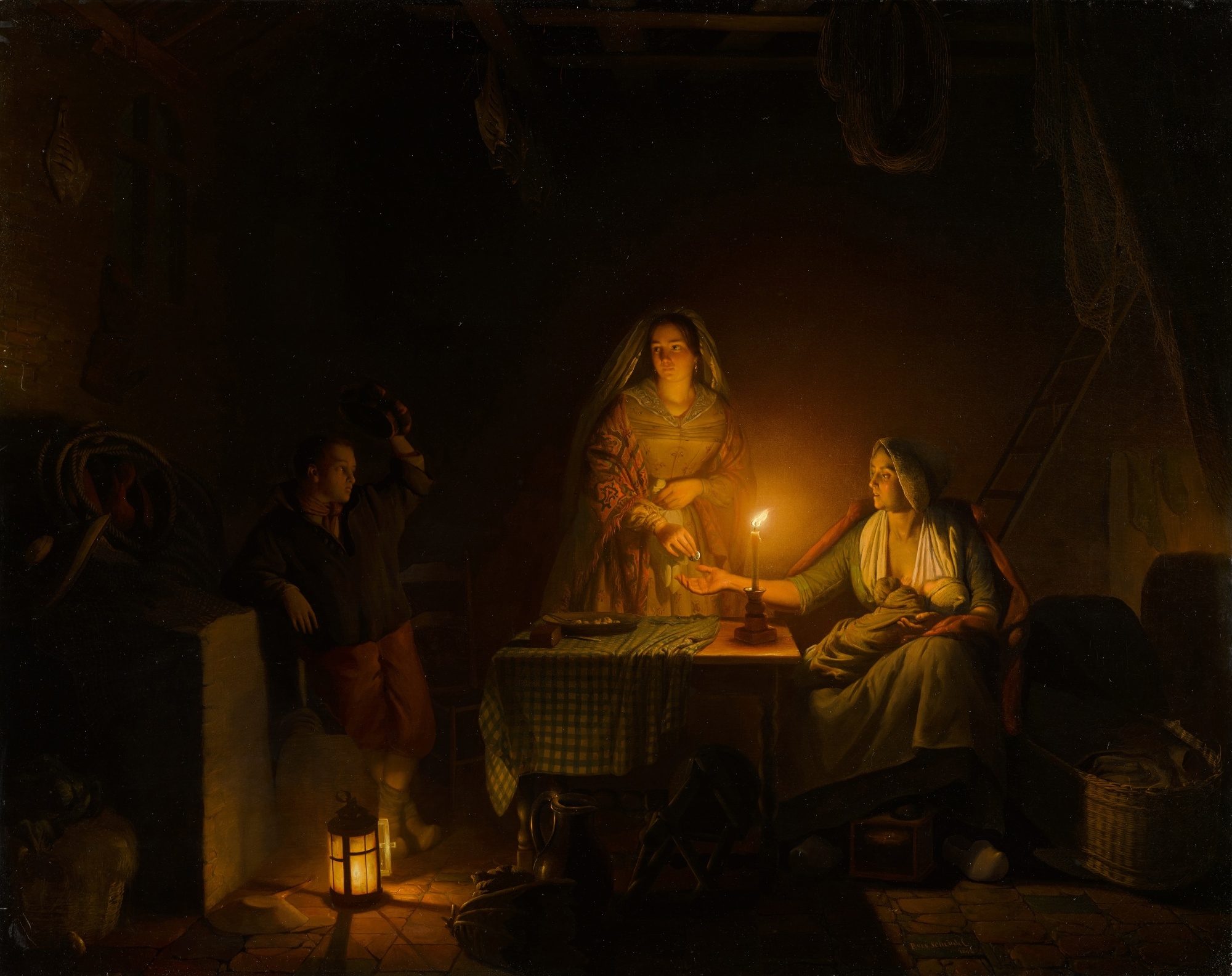 Petrus Van Schendel | The Apostles John and Paul | MutualArt