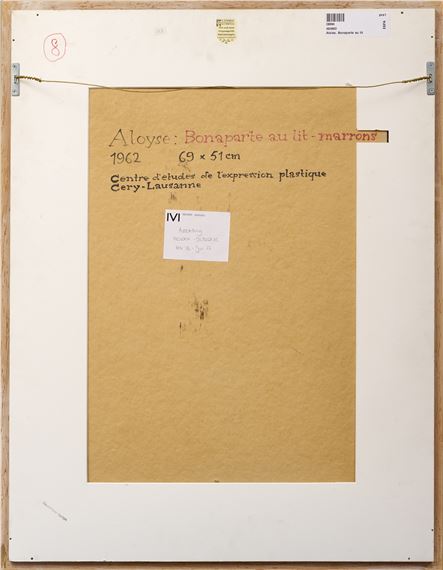 Aloïse Corbaz | Bonaparte au lit-marrons | MutualArt