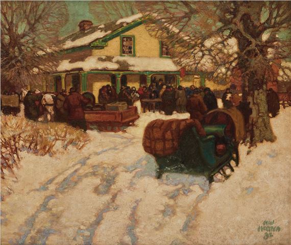 Harold Wellington McCrea | The Auction (1932) | MutualArt