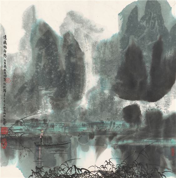 Xu Xi | Clear and Misty Rainy Day | MutualArt