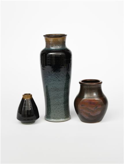 Colin Pearson | an early stoneware vase, shouldered form, covered in a ...