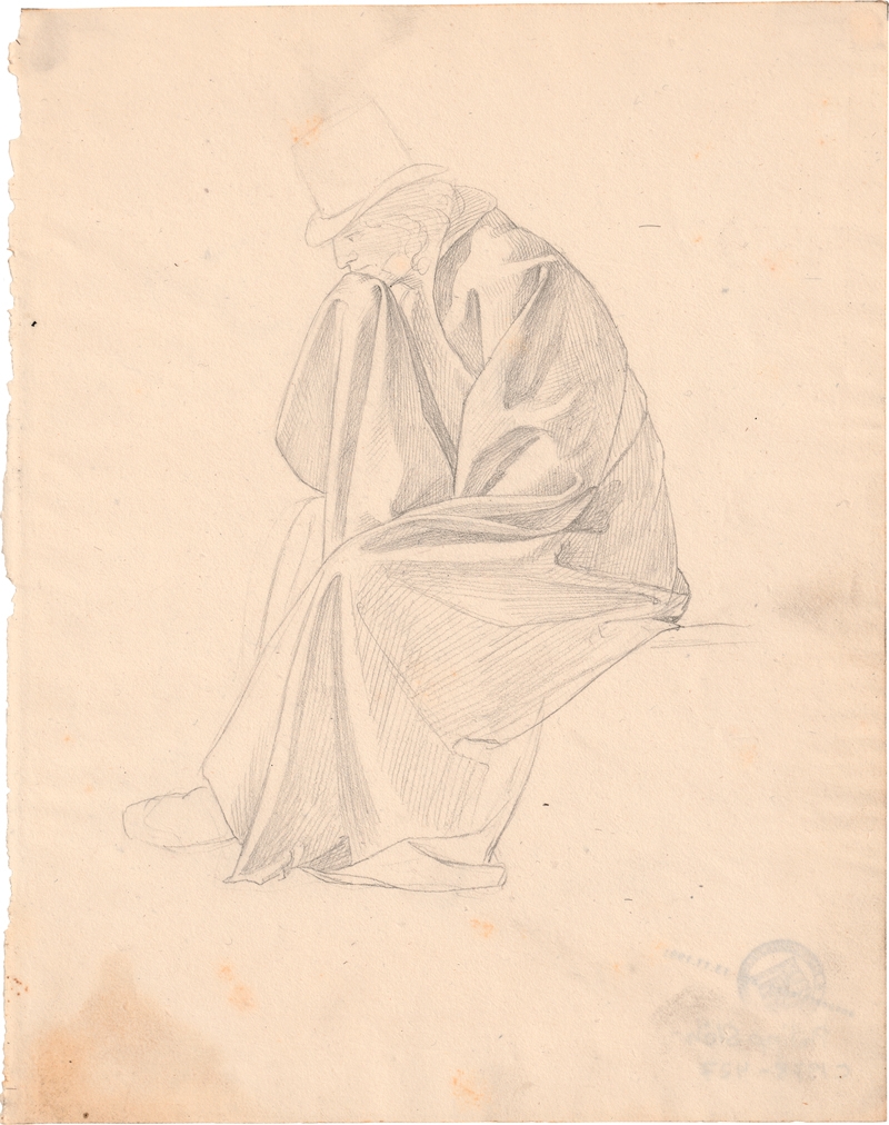 Philipp Karl Peter‏ Stöhr | Künstlerfreund mit Umhang und hohem Hut ...