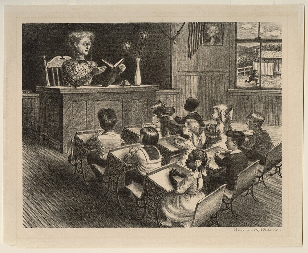 Howard Baer | Reading Class. (1944) | MutualArt