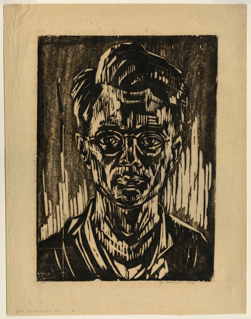 Werner Drewes | Self-Portrait. (1932) | MutualArt