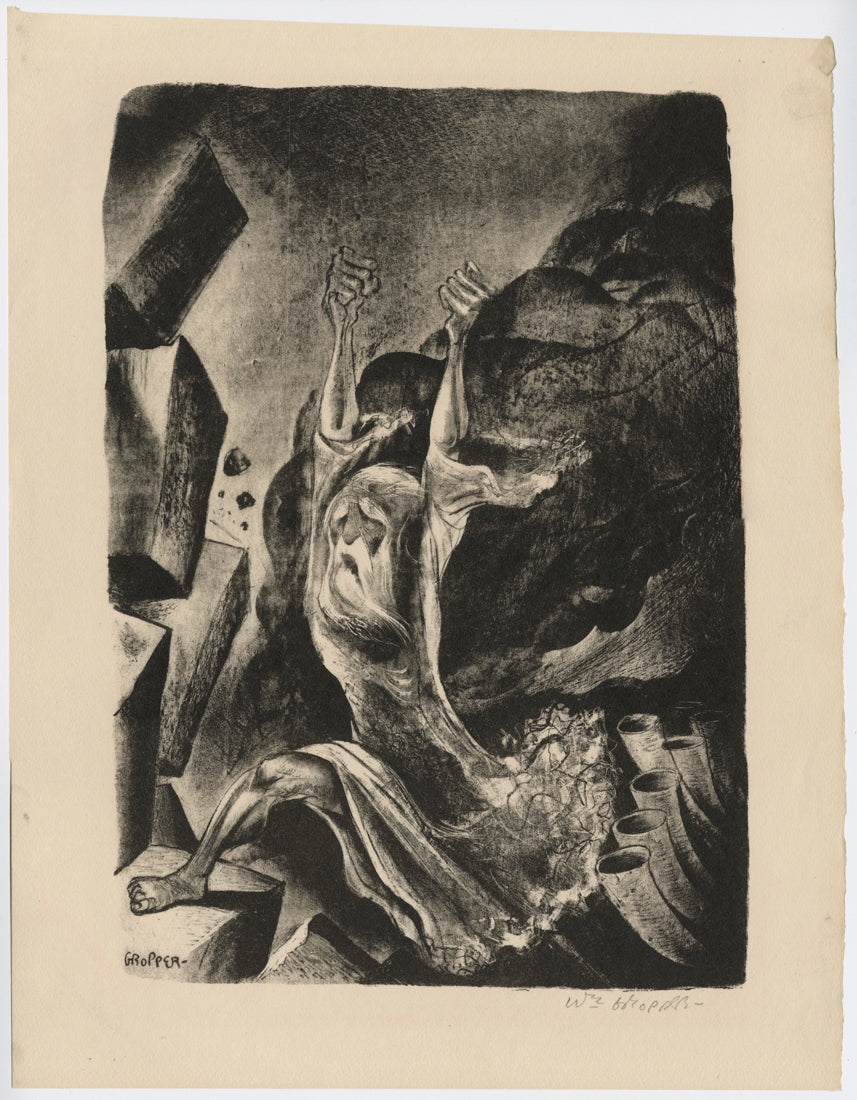 William Gropper | A) Joshua Fought the Battle of Jericho B) Headless ...