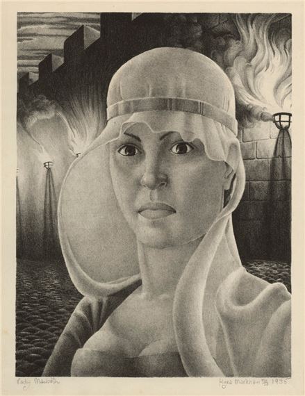 Kyra Markham | Self-Portrait as Lady Macbeth. (1935) | MutualArt