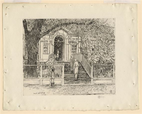Childe Hassam | Chase House. (1929) | MutualArt
