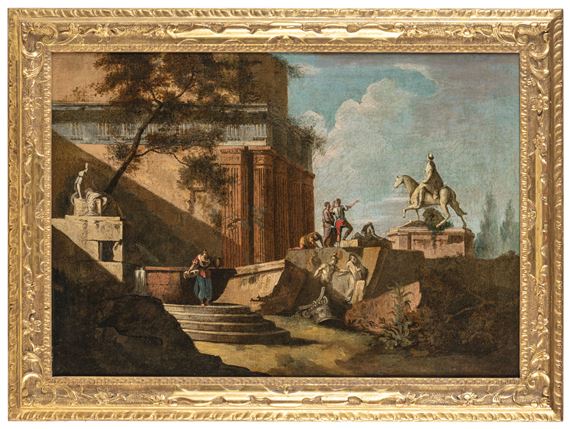 Marco Ricci | Capriccio con antichità classiche | MutualArt