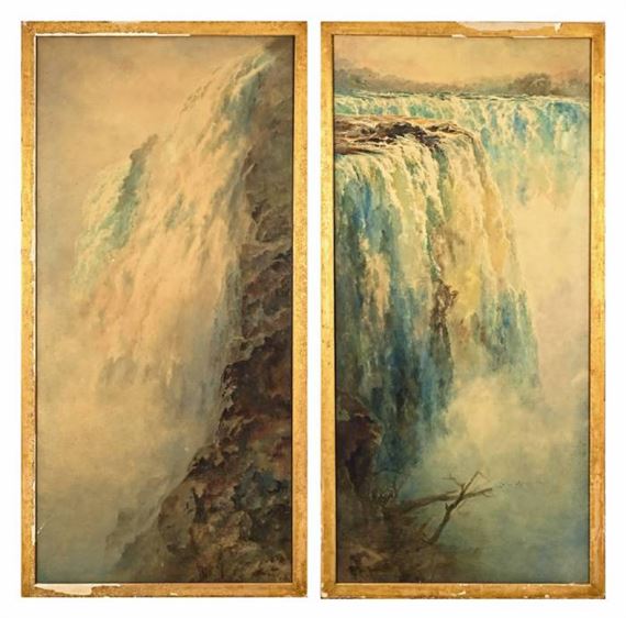Arthur Croft | A pair of views of The Victoria Falls | MutualArt