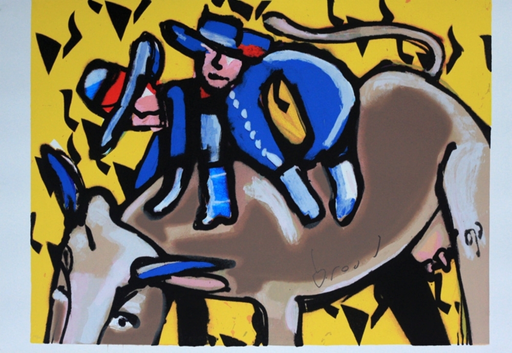 Herman Brood | BULLS RIDE | MutualArt