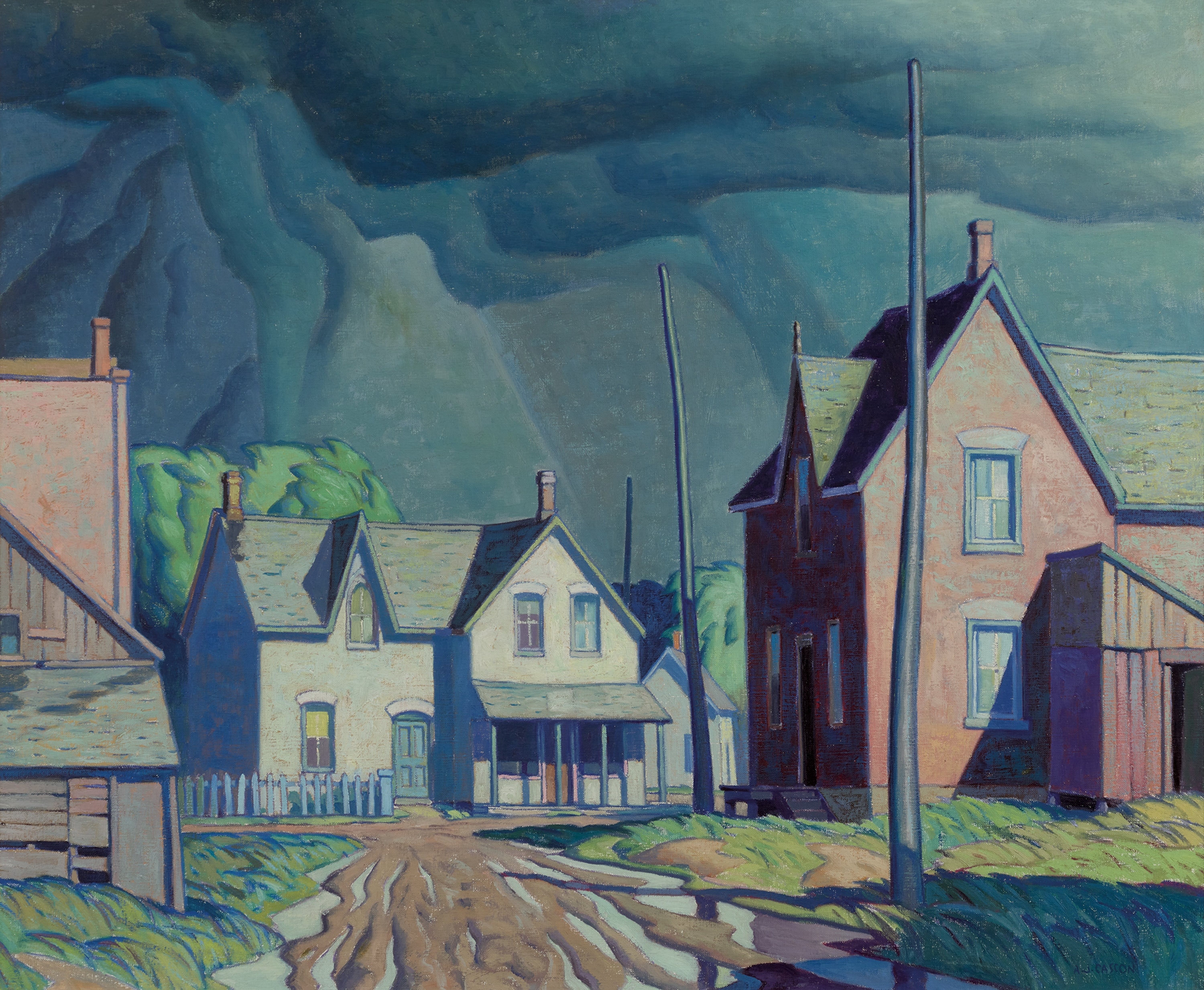 Alfred Joseph Casson | Thunderstorm (1933) | MutualArt