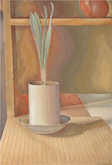 Lionel LeMoine FitzGerald | Still Life with Plant (1948) | MutualArt
