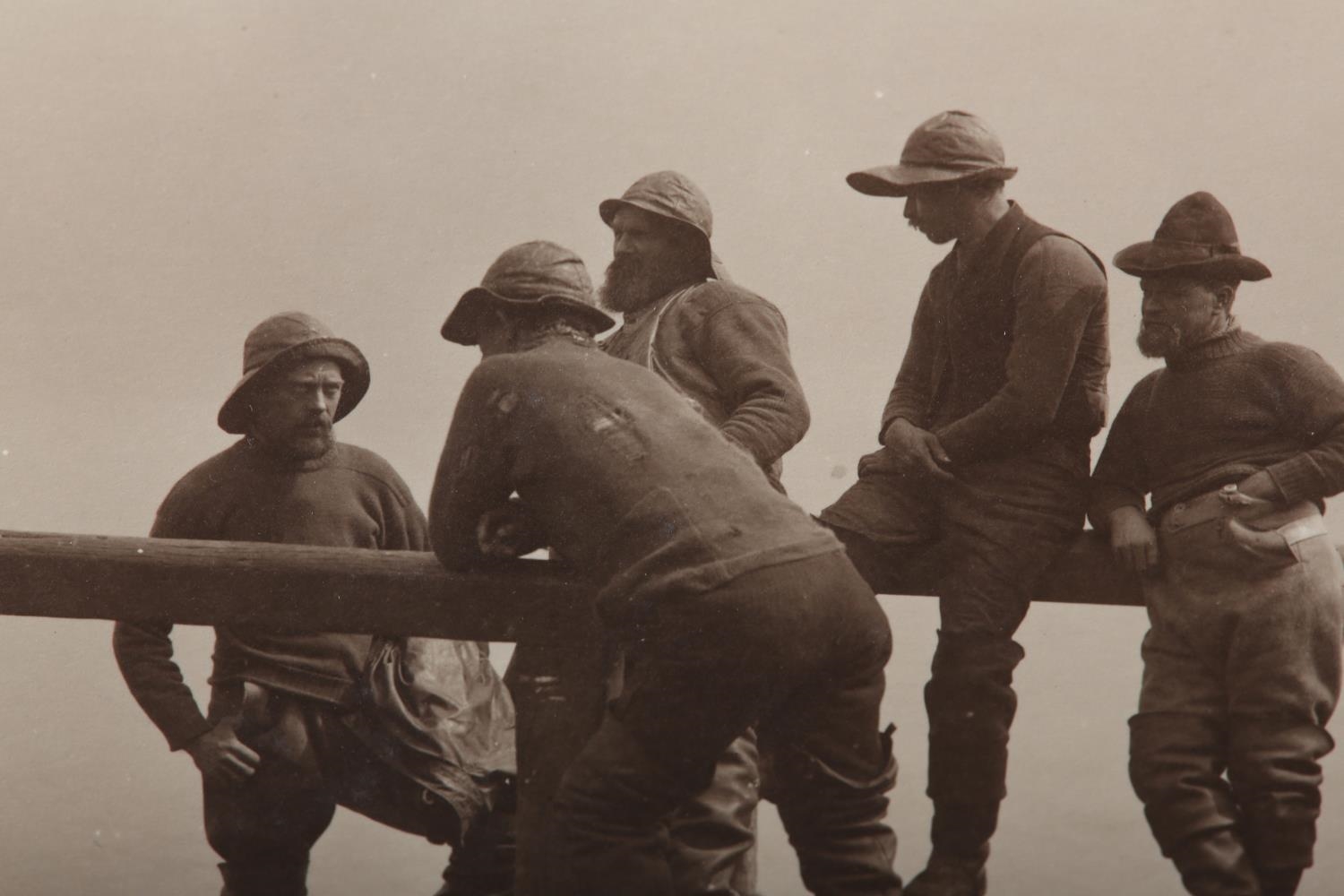 Frank Sutcliffe | Whitby fishermen on the quayside | MutualArt