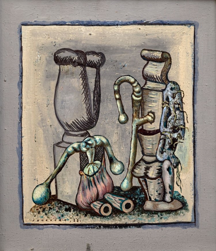 Frantisek Janousek | Fossil People I (1938) | MutualArt