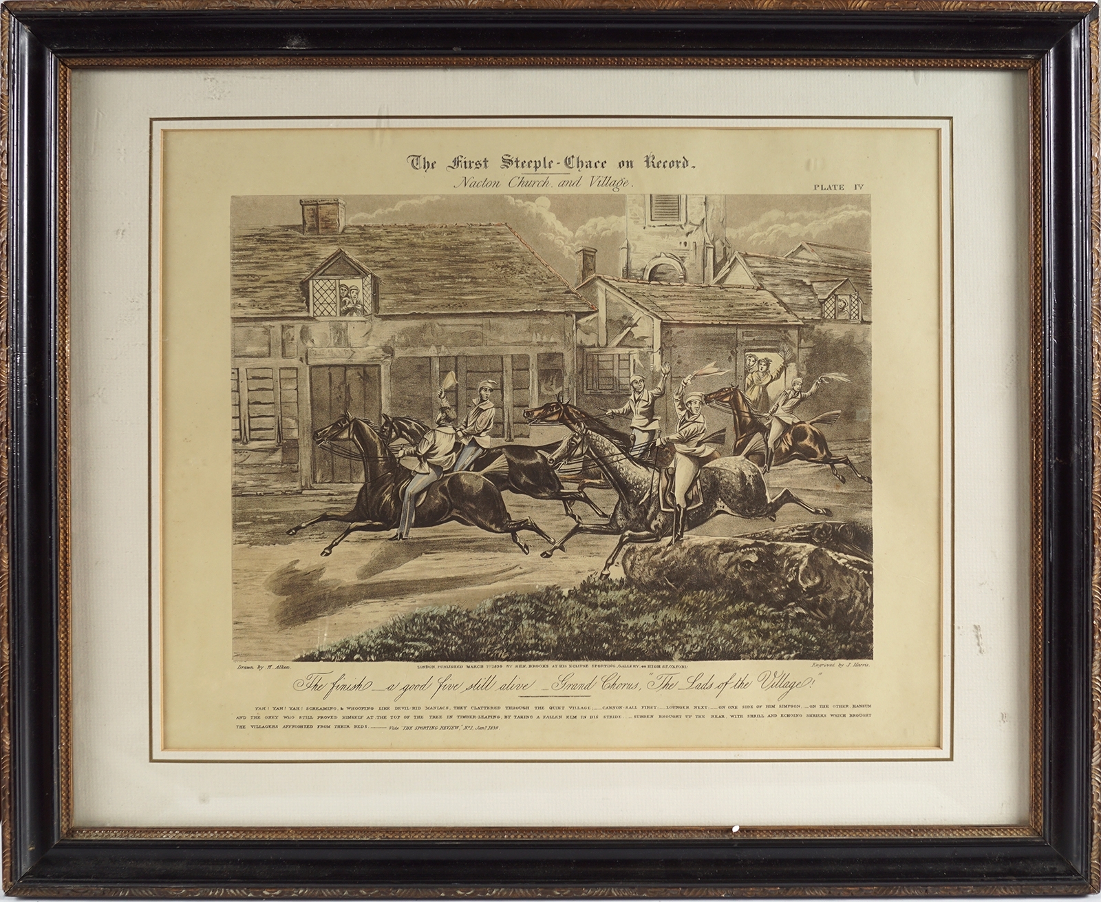 Henry Thomas Alken | From the series The First Steeple - Chace on ...