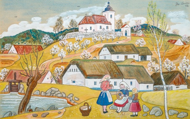 Josef Lada | Winter (1944) | MutualArt