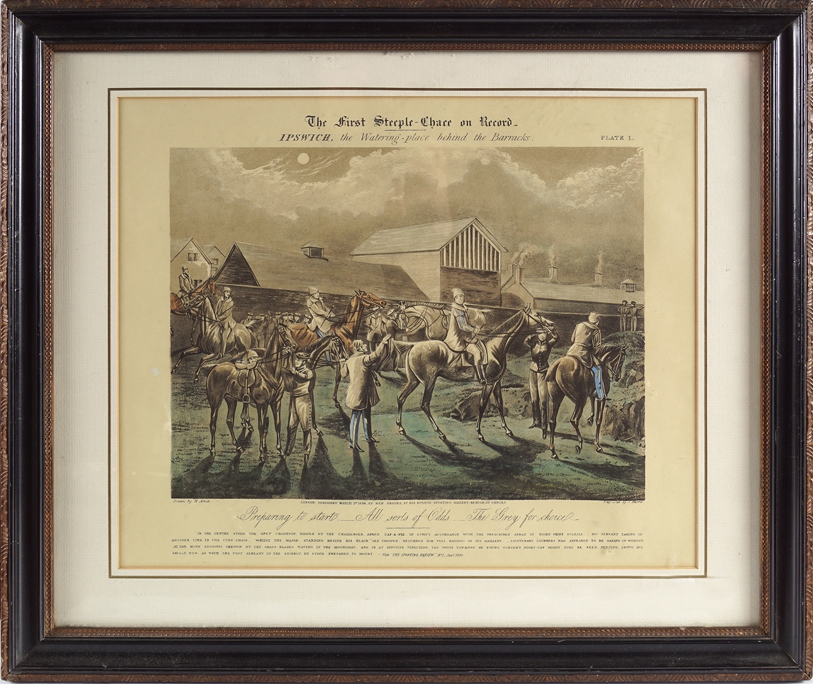 Henry Thomas Alken | From the series The First Steeple - Chace on ...