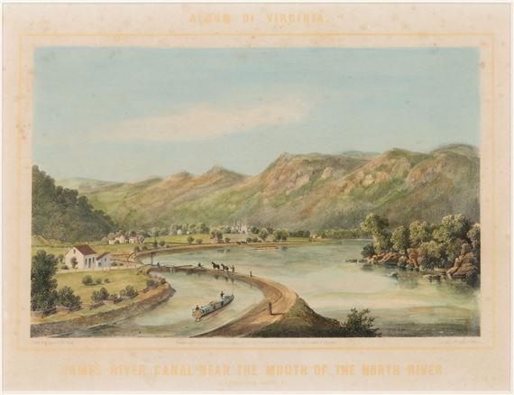 Edward Beyer | James River Canal Near the Mouth of the North River ...