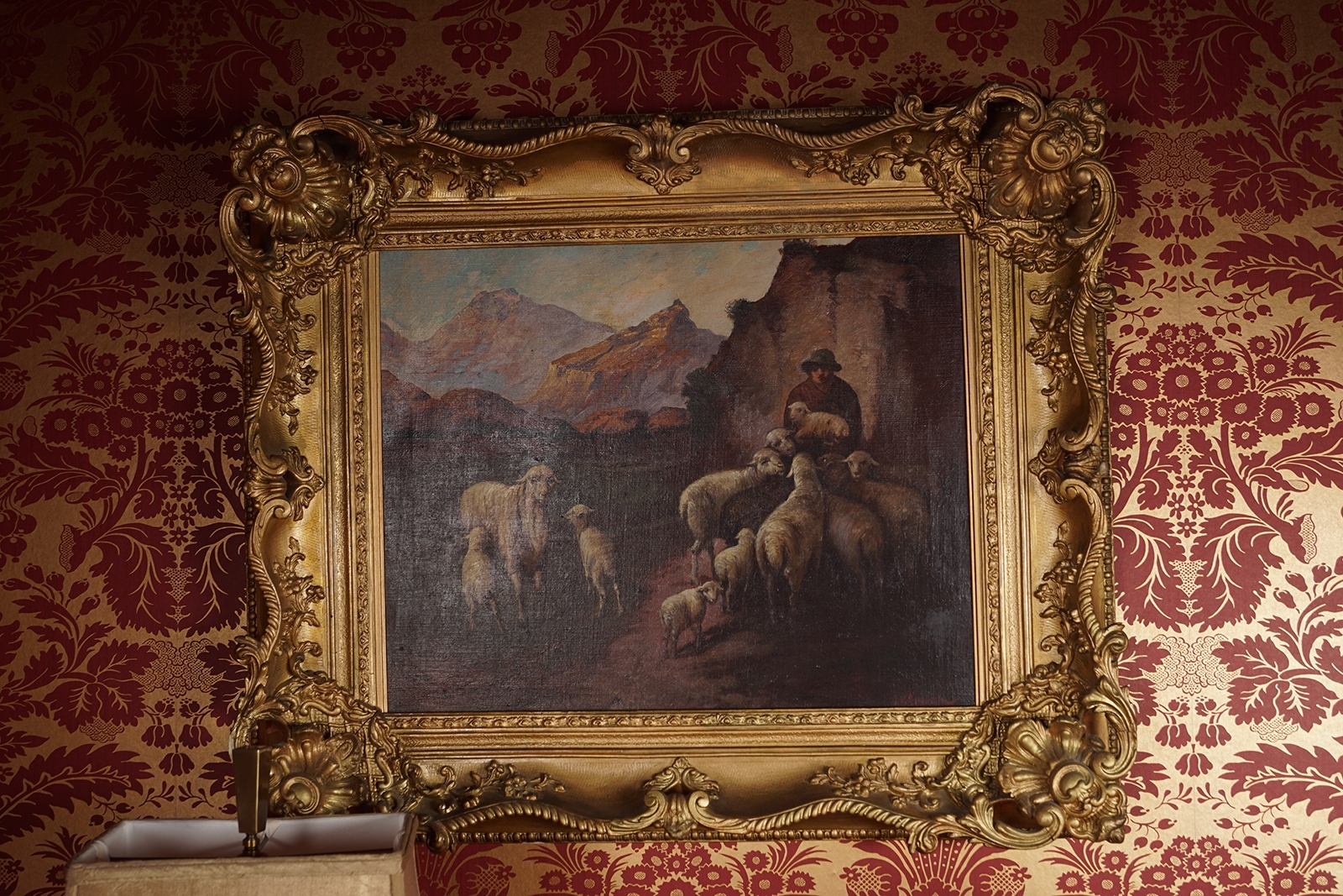 Joseph Malachy Kavanagh | Shepherd and sheep in a landscape | MutualArt