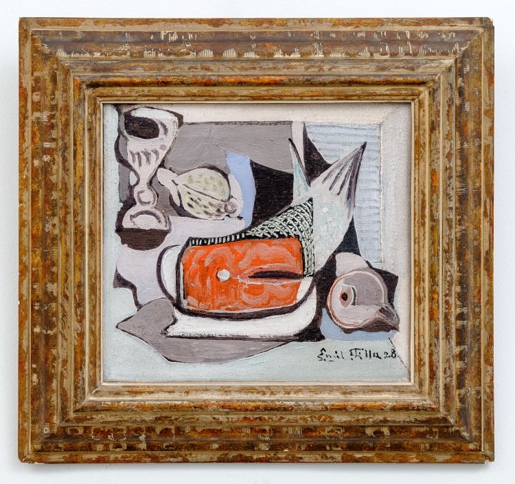 Emil Filla | Still Life with Salmon (1928) | MutualArt