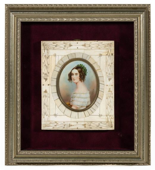 Joseph Stieler | PRINCESS ALEXANDRA OF BAVARIA MINIATURE PORTRAIT (19th ...