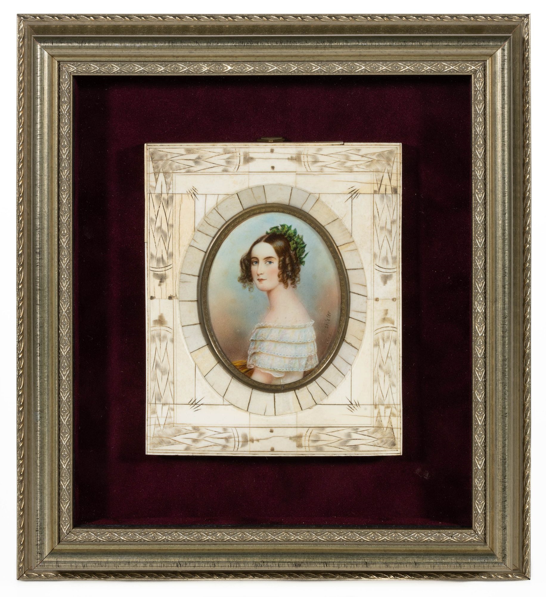 Joseph Stieler | PRINCESS ALEXANDRA OF BAVARIA MINIATURE PORTRAIT (19th Century 20th Century ...
