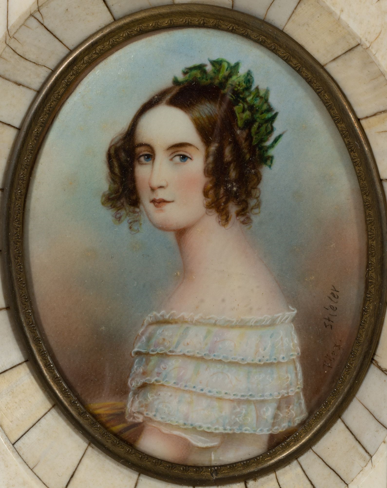 Joseph Stieler | PRINCESS ALEXANDRA OF BAVARIA MINIATURE PORTRAIT (19th Century 20th Century ...