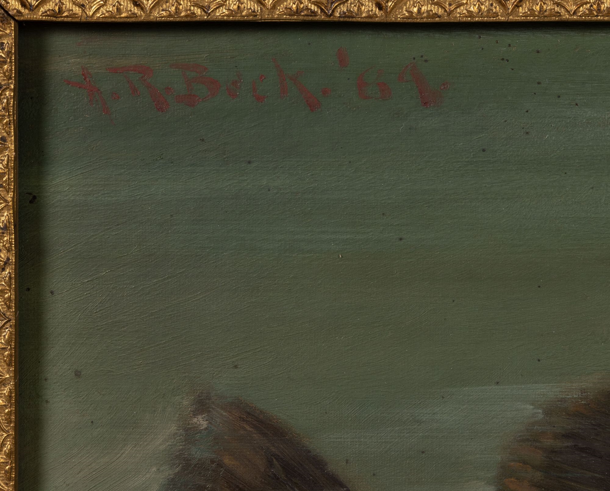 Raphael Beck | FOLK ART SPORTING SCENE, depicting a bass (19th Century ...