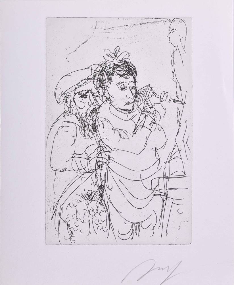 Alfred Hrdlicka | Maler und Modell | MutualArt