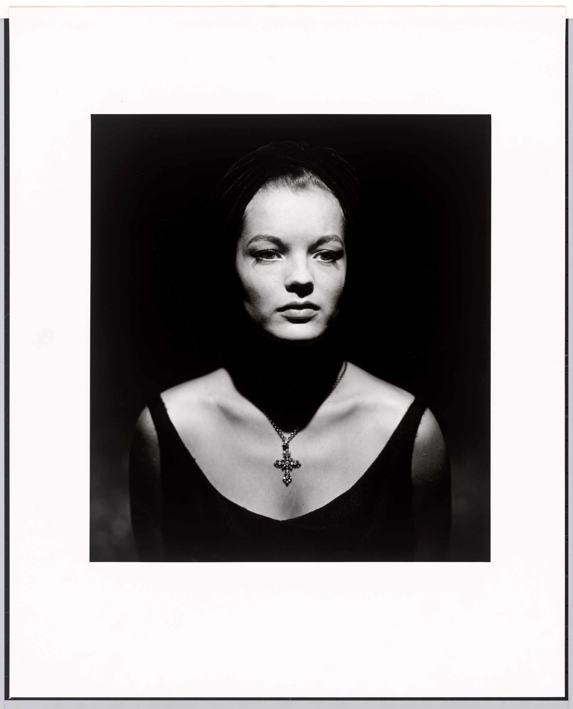 F.C. Gundlach | ”Romy Schneider mit Kreuz, Hamburg. (1961) | MutualArt