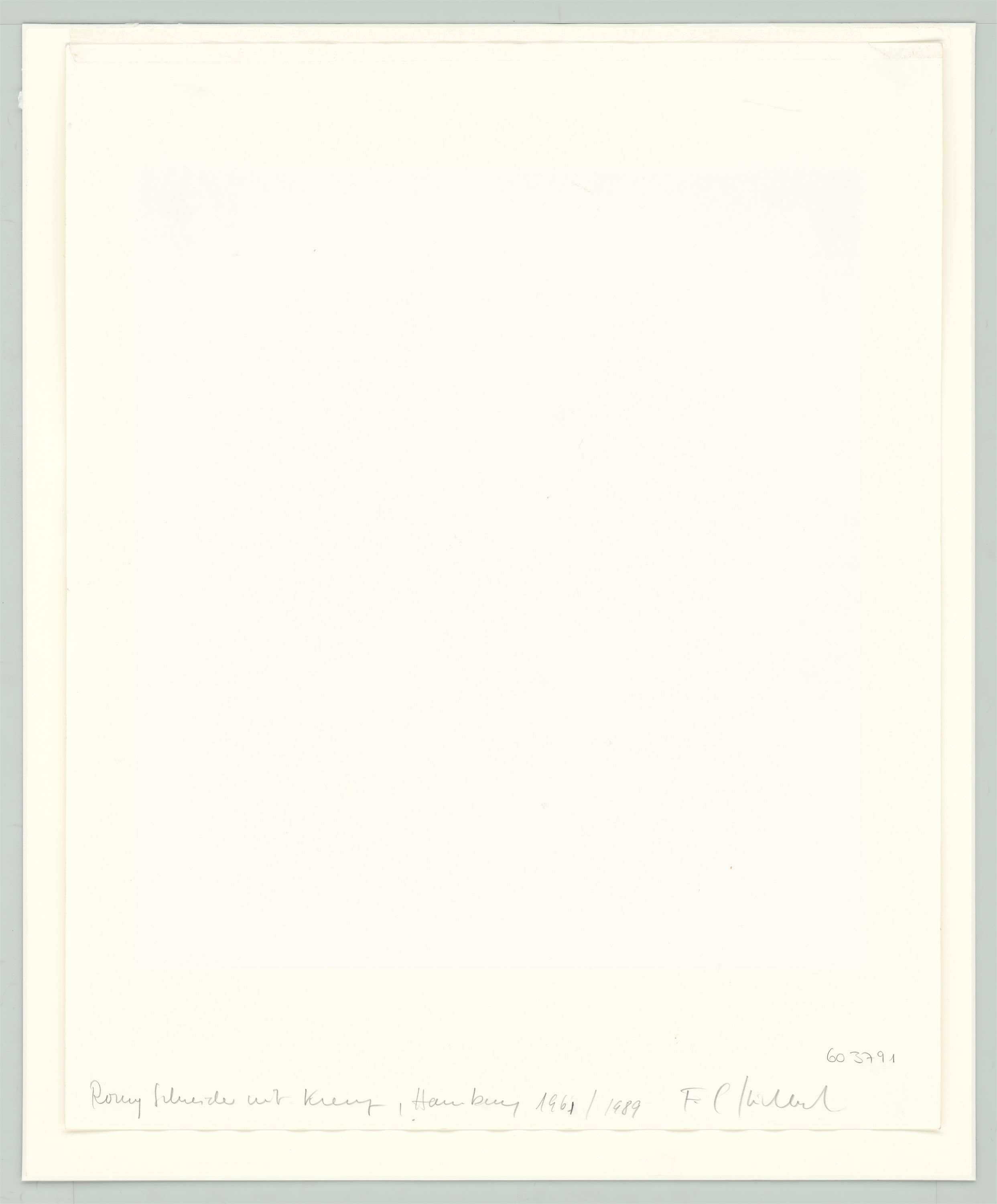 F.C. Gundlach | ”Romy Schneider mit Kreuz, Hamburg. (1961) | MutualArt